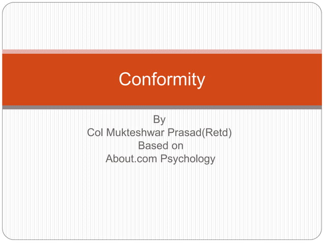 Conformity | PPTX | Science