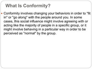 Social Conformity
