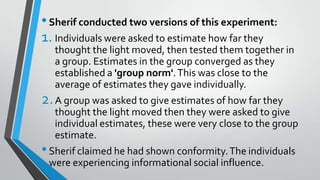 Social Psychology-Conformity puga | PPTX