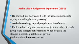 Social Psychology-Conformity puga | PPTX