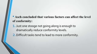 Social Psychology-Conformity puga | PPTX