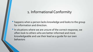 Social Psychology-Conformity puga | PPTX