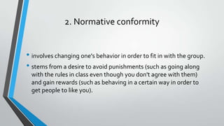 Social Psychology-Conformity puga | PPTX
