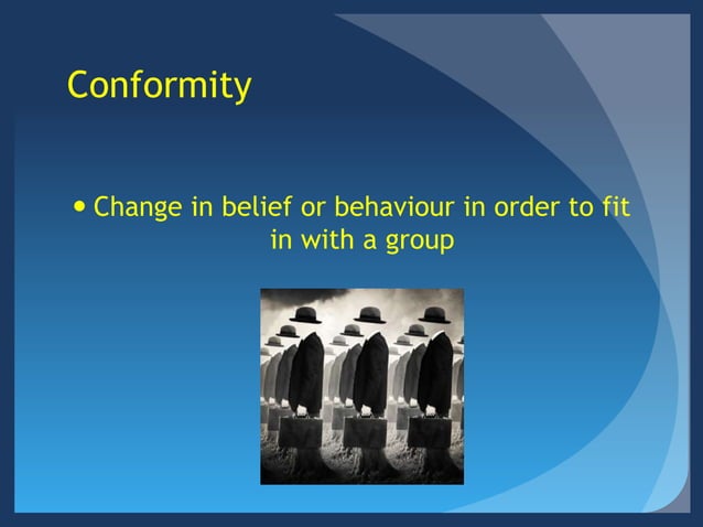 Conformity 12 a | PPTX