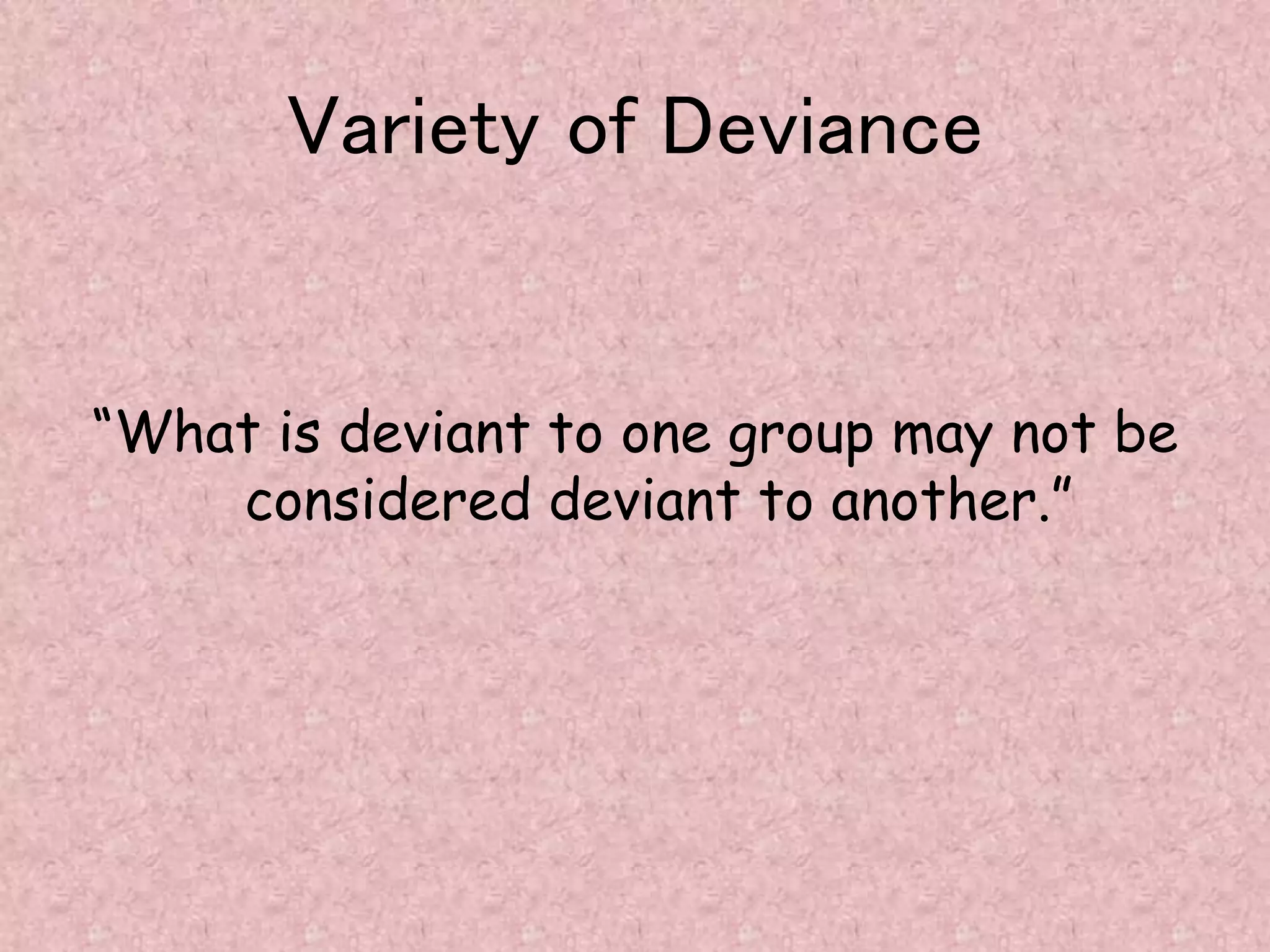 Conformity and deviance | PPTX