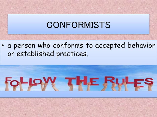 Conformity and deviance | PPTX