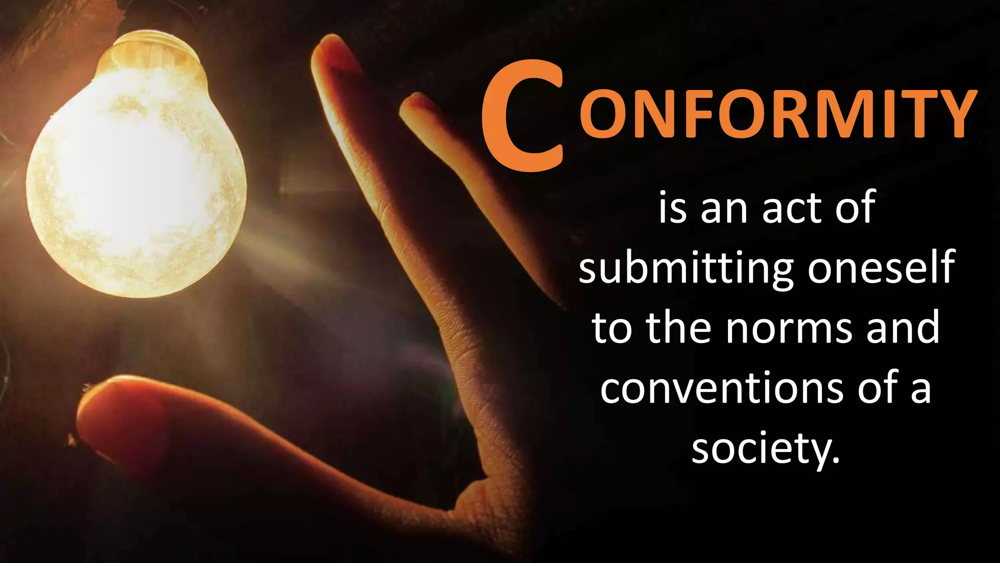 Conformity and Deviance UCSP | PPTX