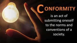 Conformity and Deviance UCSP | PPTX