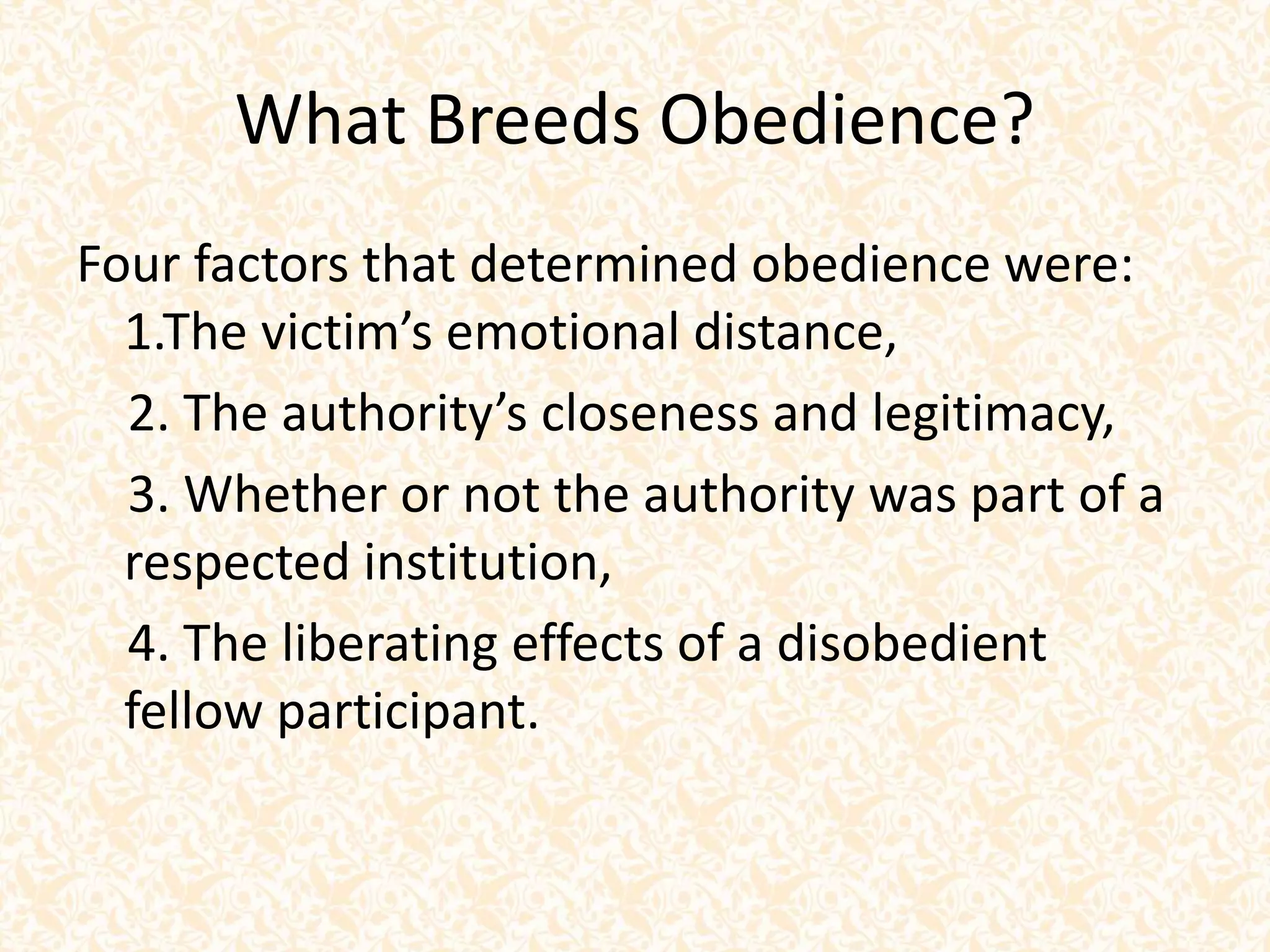 Conformity and Obedience | PPTX