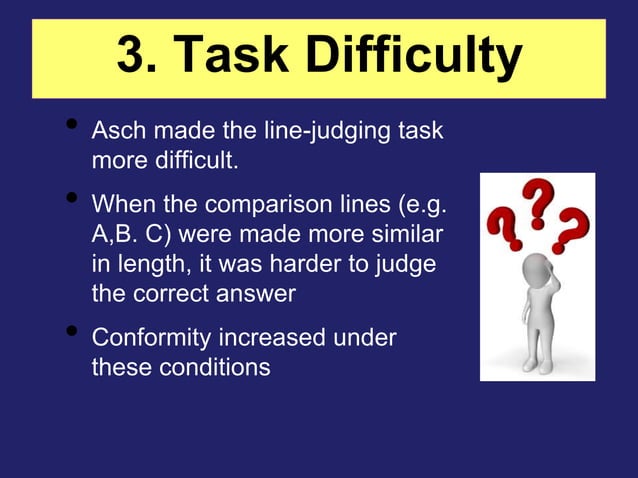 Conformity asch line experiments | PPTX | Science