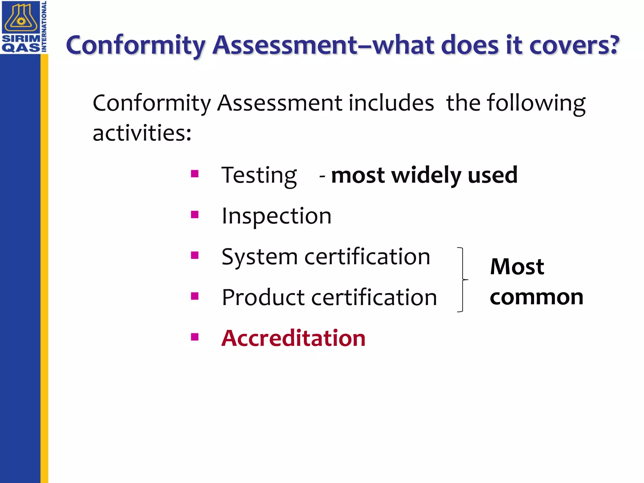 Conformity assessment | PDF