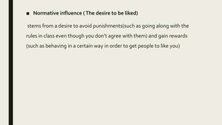 Social influence, social psychology | PPT