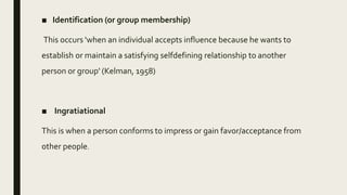 Social influence, social psychology | PPT