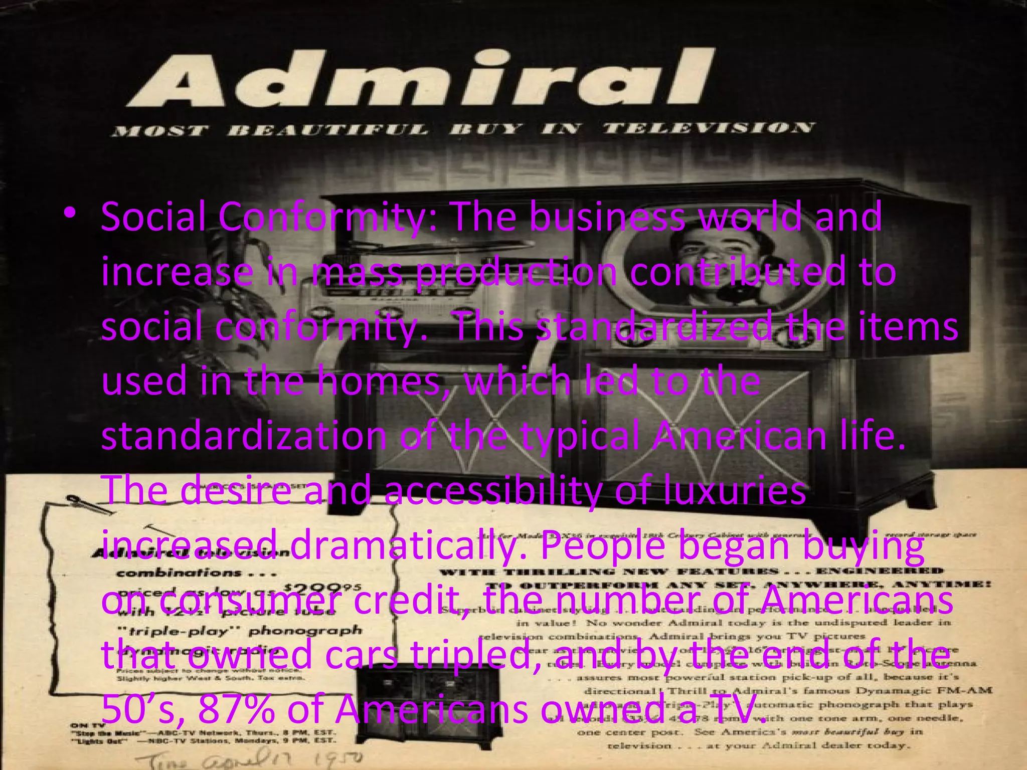 Conformity in the 50’s | PPT