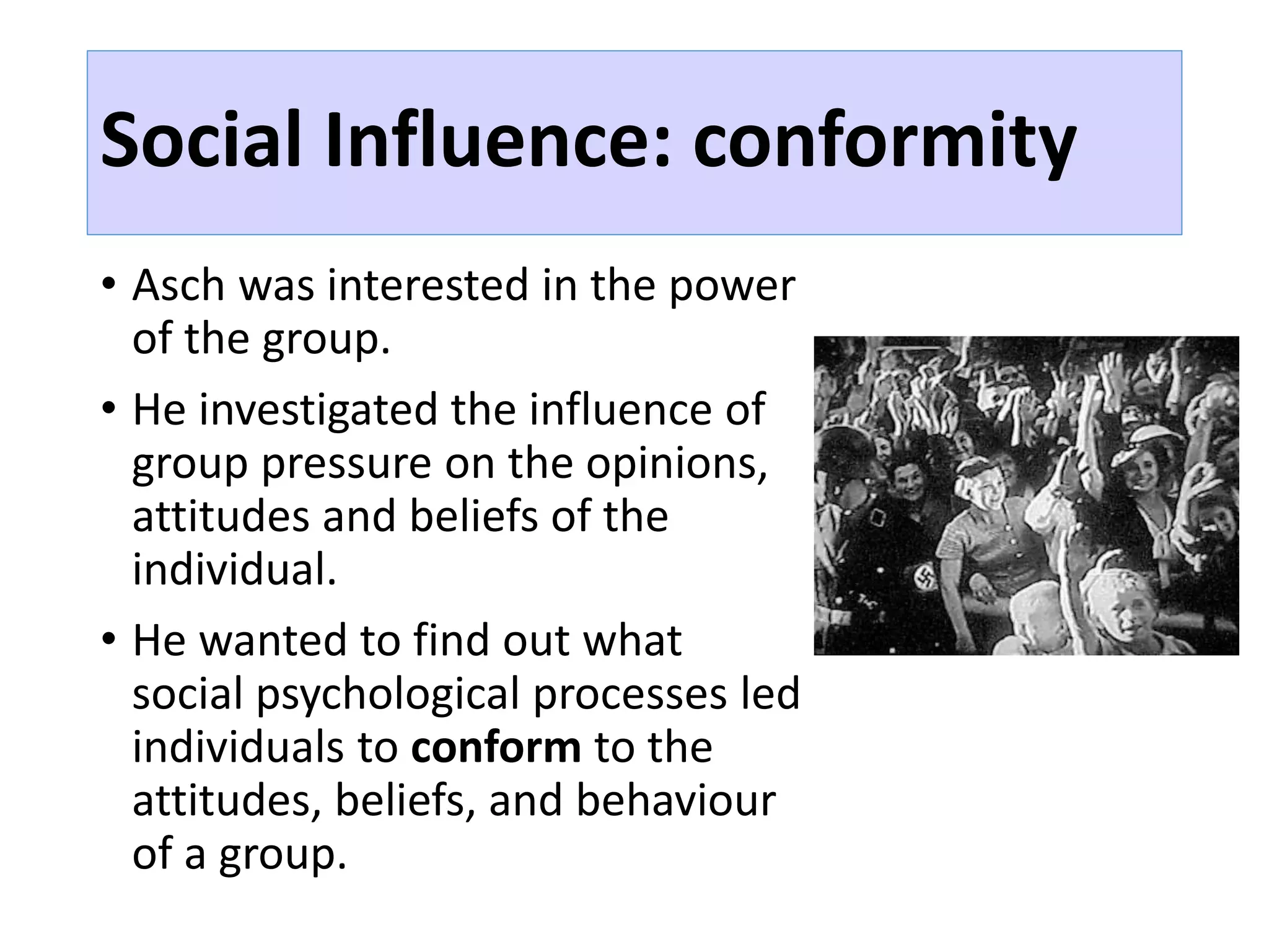 Conformity types explanations exam question practice | PPTX