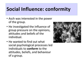 Conformity types explanations exam question practice | PPTX