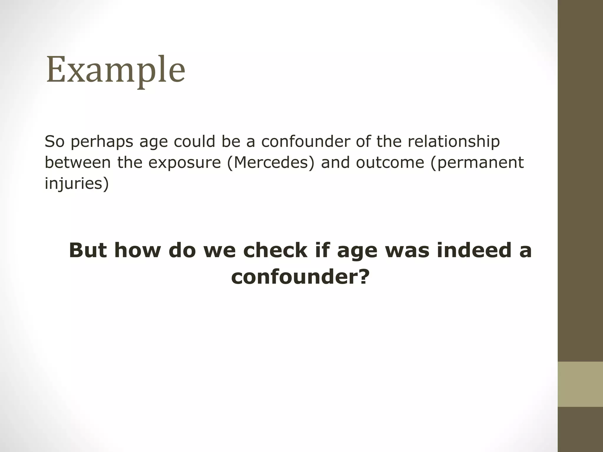 Confounder and effect modification | PPTX