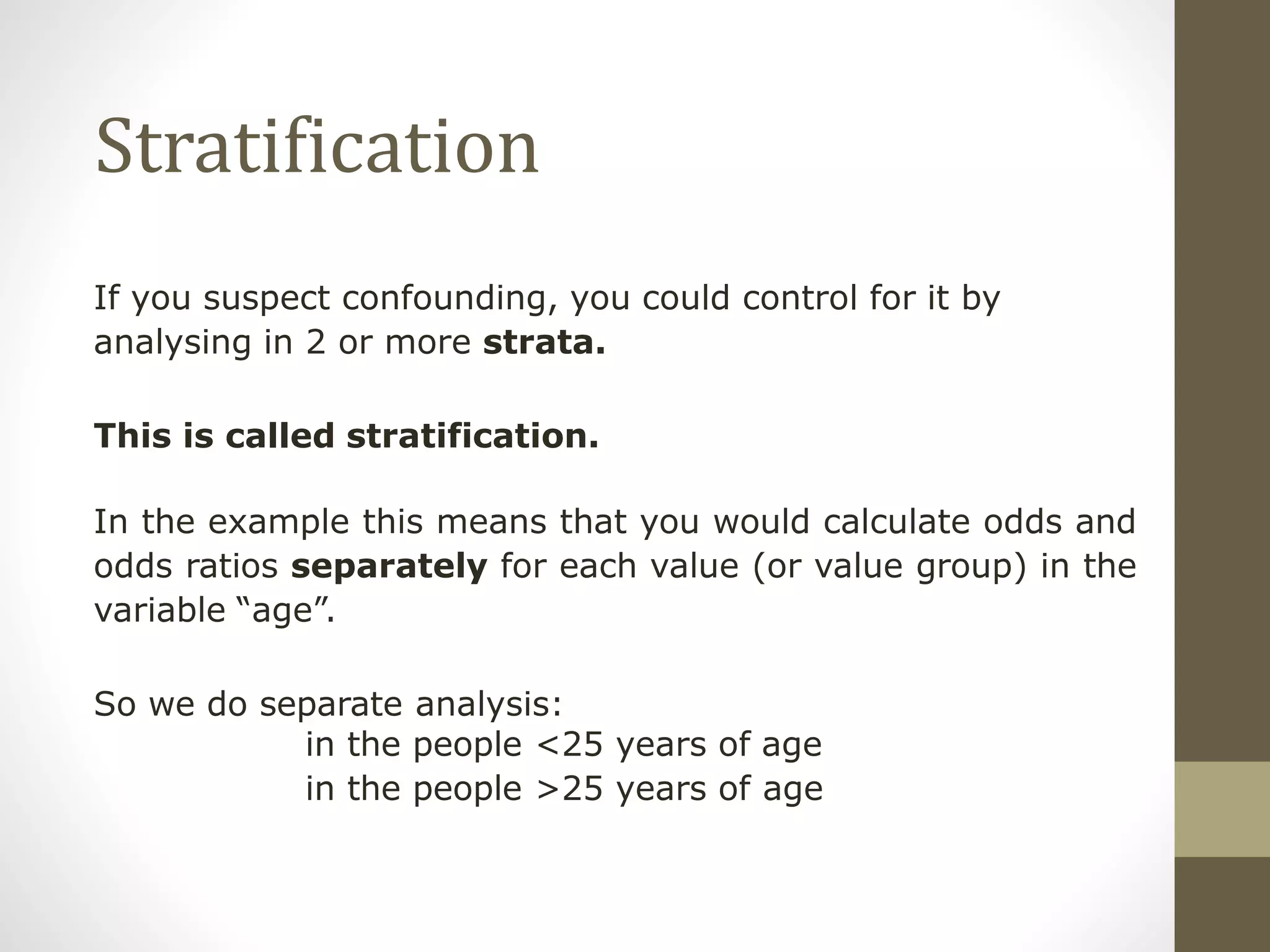 Confounder and effect modification | PPTX