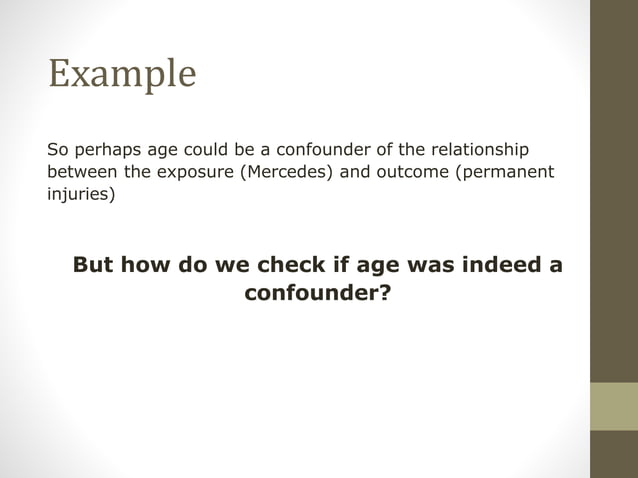 Confounder and effect modification | PPTX | Heart and Cardiovascular ...