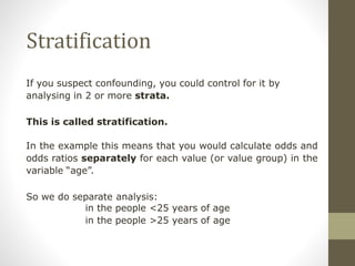 Confounder and effect modification | PPTX