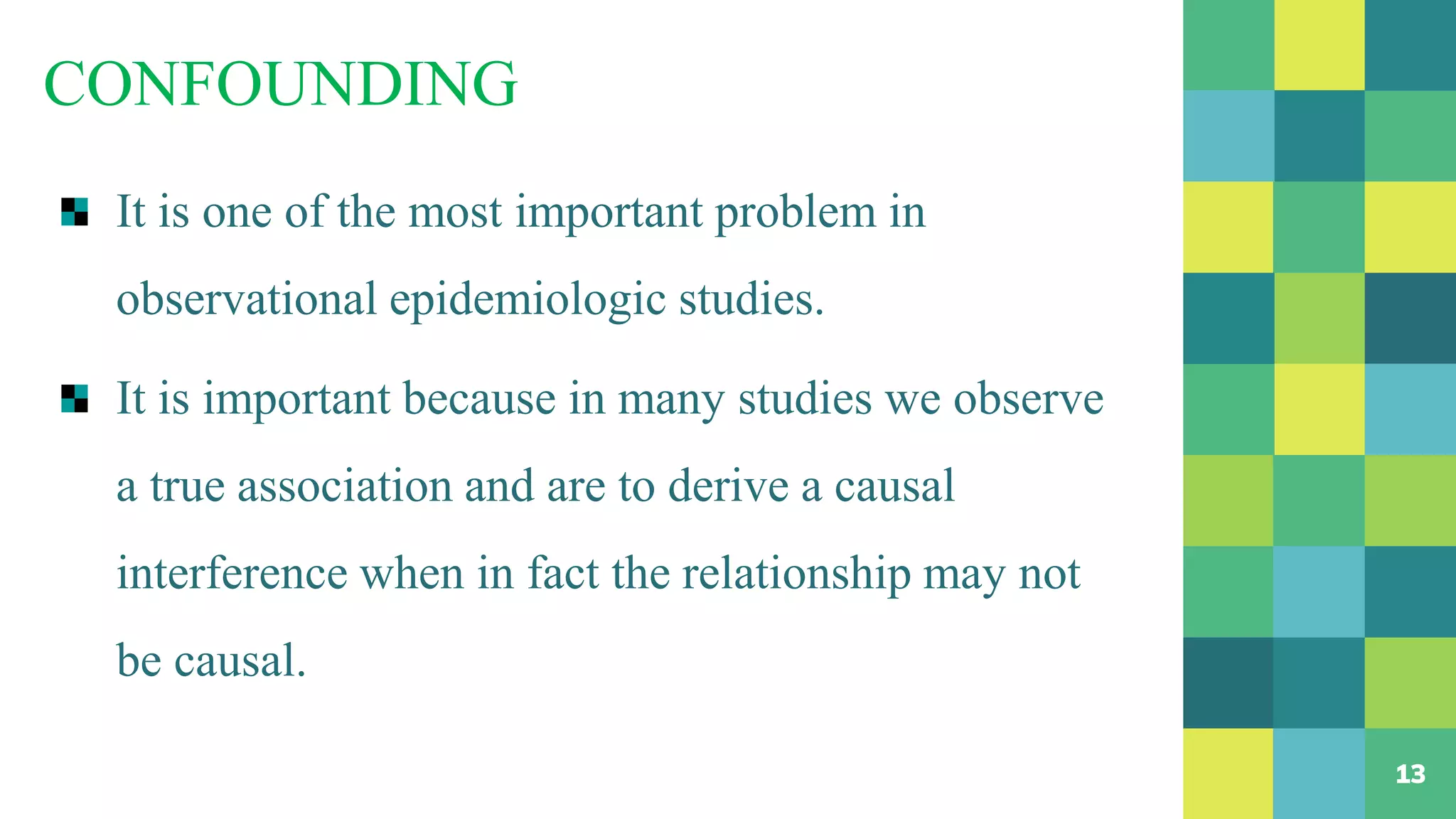 Confounding and interaction seminar | PPTX | Medical Health