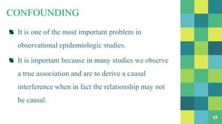 Confounding and interaction seminar | PPTX