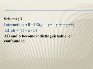 Confounding In Two Blocks and How to Assign.pptx