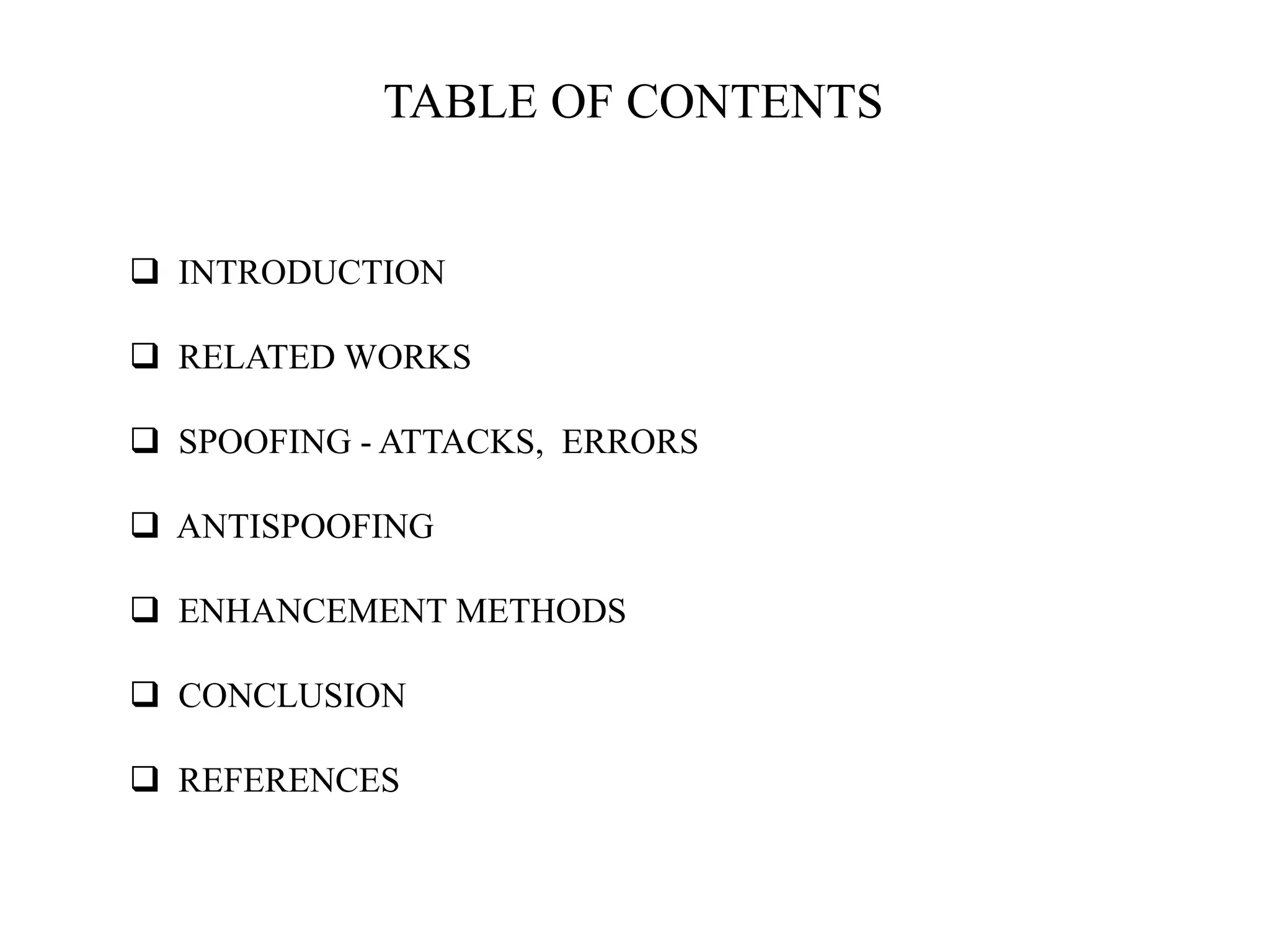 Fingerprint Analaysis | PPTX