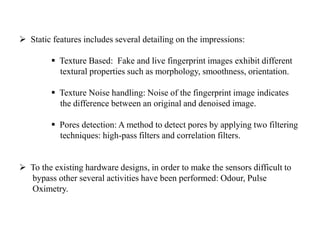 Fingerprint Analaysis | PPTX | Information and Network Security | Computing