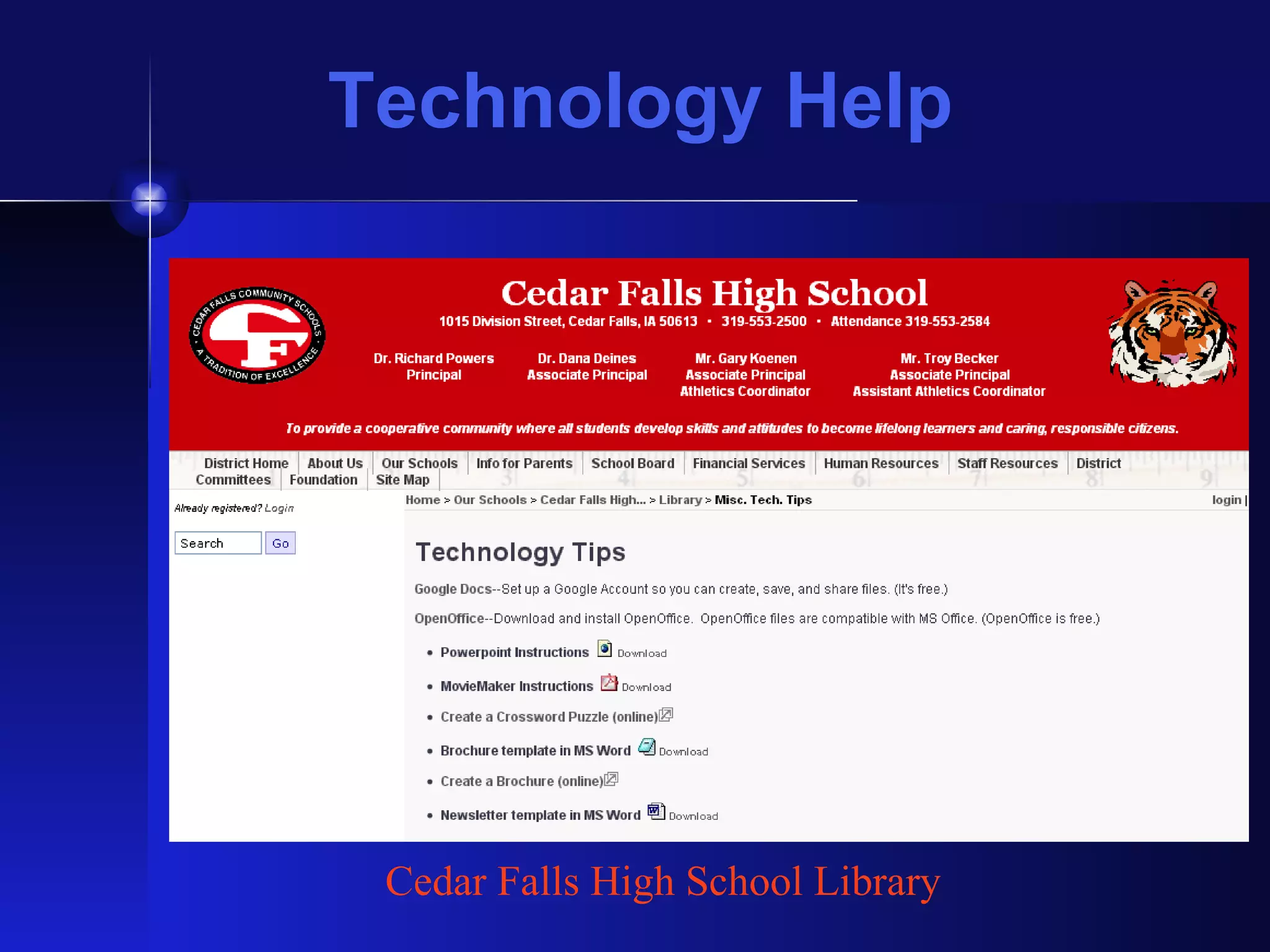 Using Your School Library Website in Instruction | PPT
