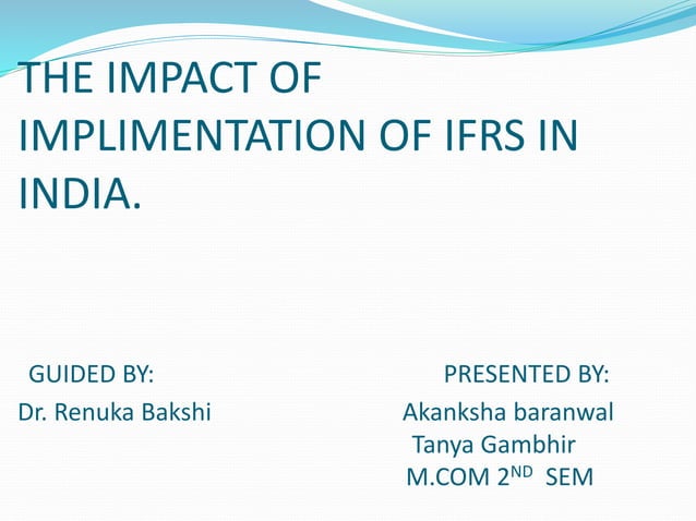 IFRS | PPT