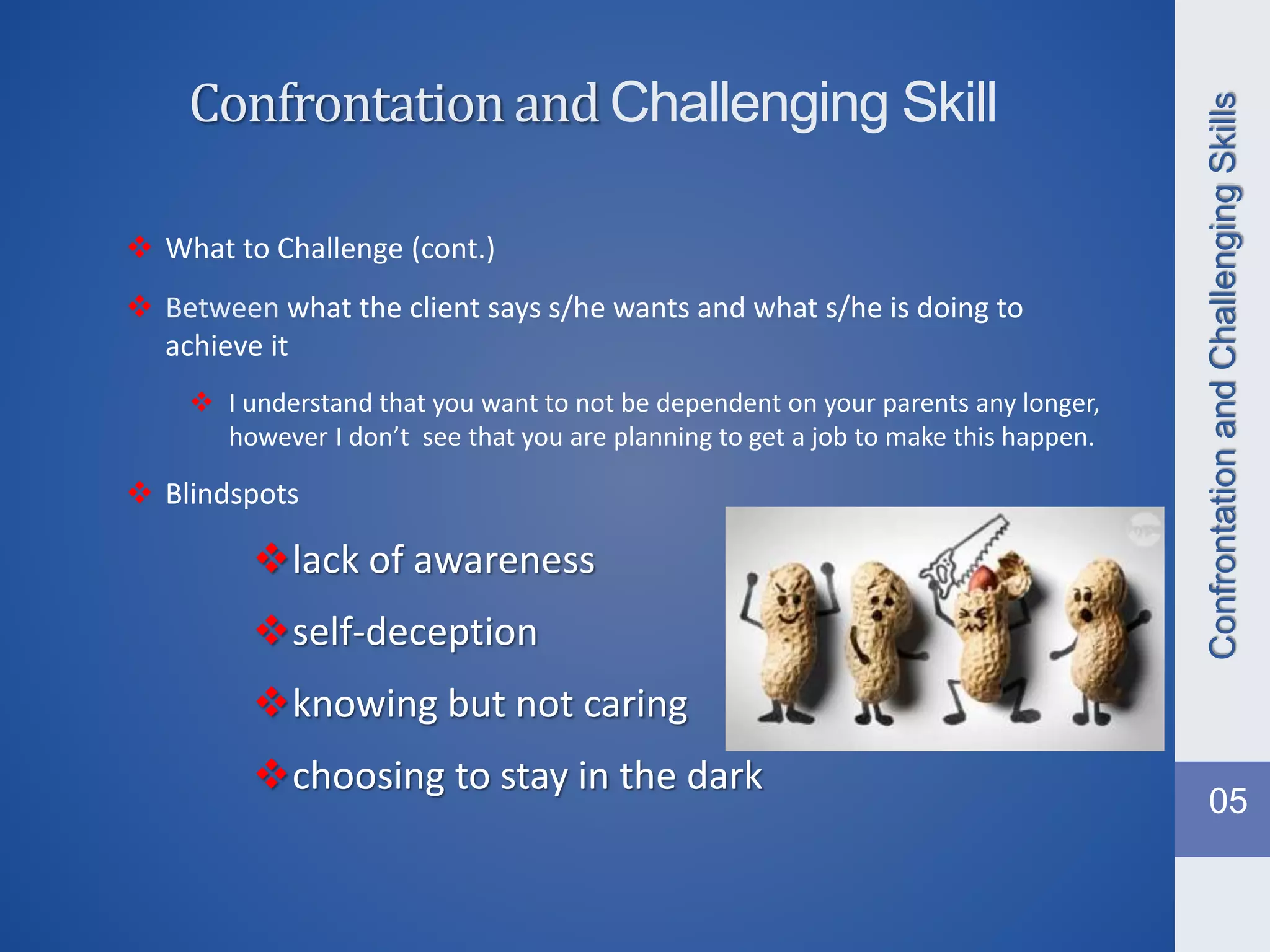Confrontation and challenging skills | PPT