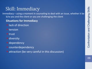 Confrontation and challenging skills | PPT