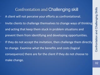 Confrontation and challenging skills | PPT
