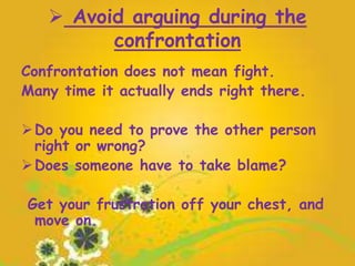 Confrontation | PPTX