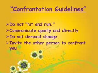 Confrontation | PPTX