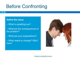 Confrontation skills | PDF