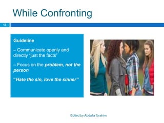 Confrontation skills | PDF