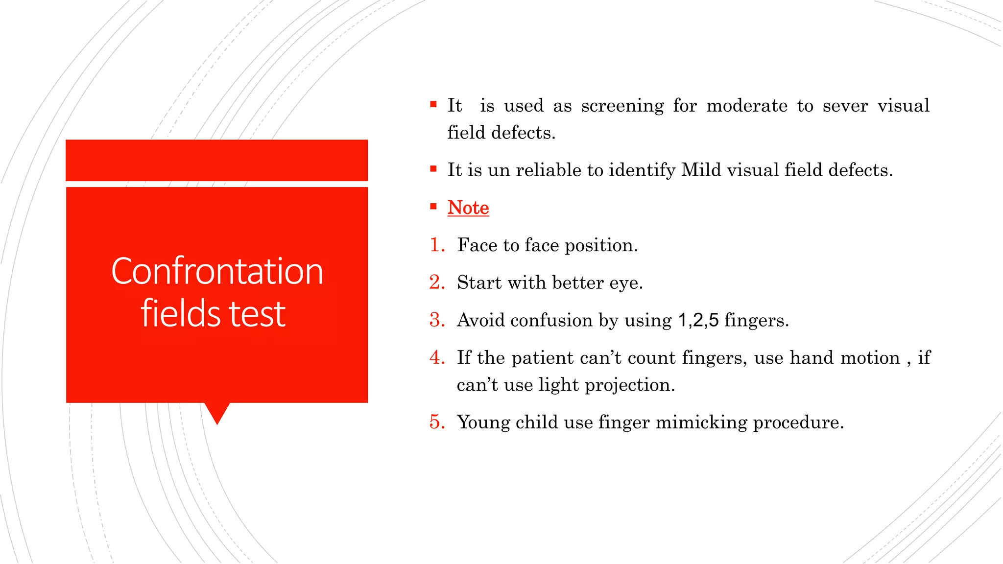Confrontation test | PPTX