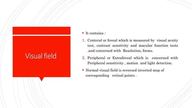 Confrontation test | PPTX | Eye and Vision Conditions | Diseases and ...