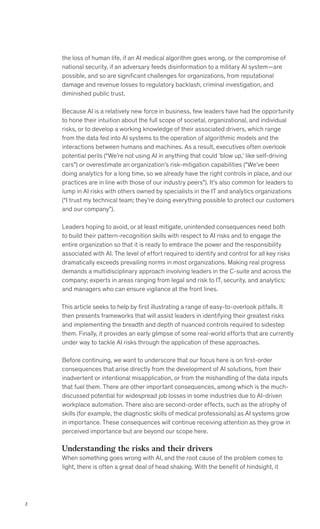 Confronting the risks of artificial Intelligence | PDF