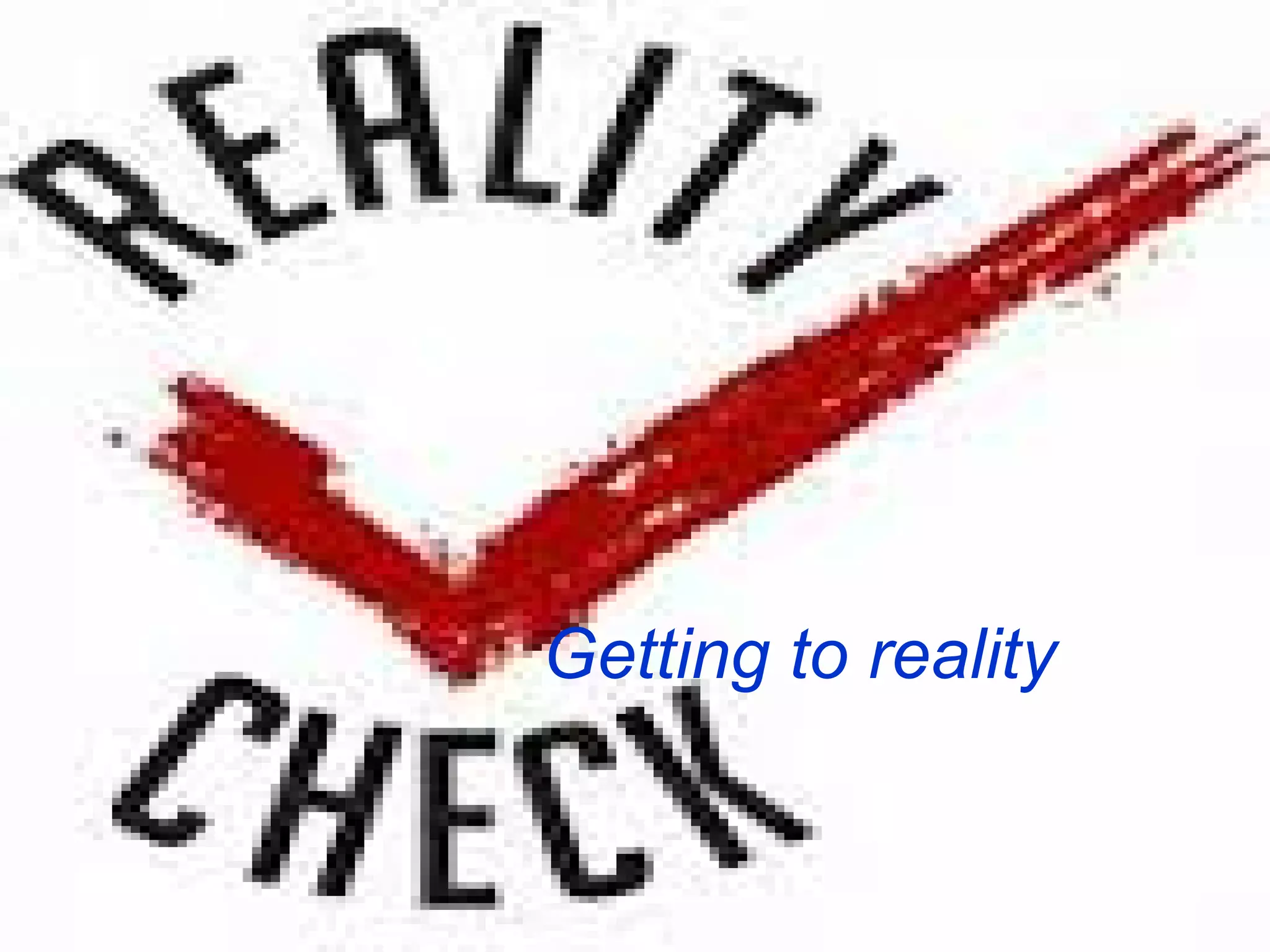 Confronting reality | PPT