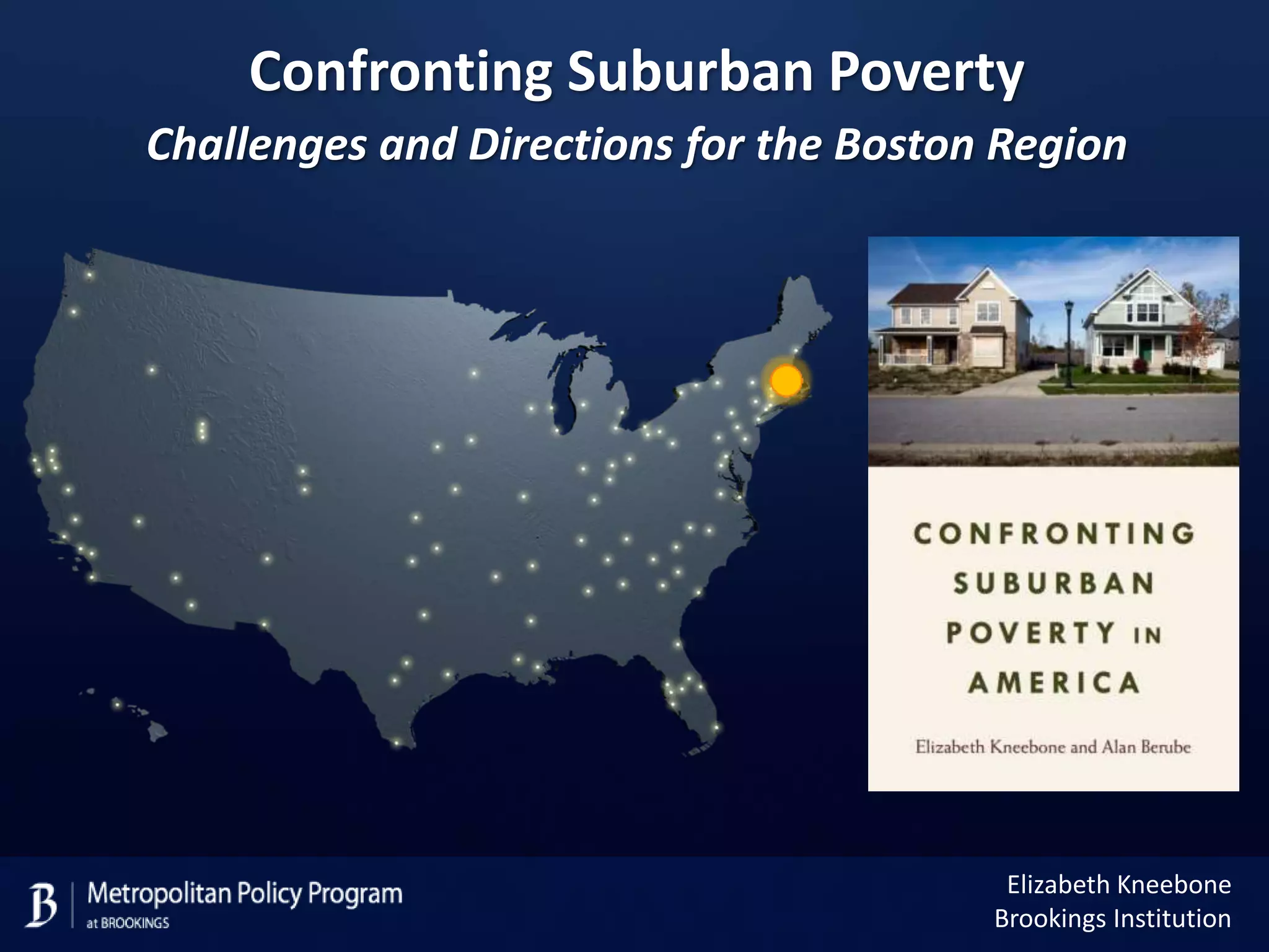 Confronting Suburban Poverty in America, Elizabeth Kneebone, Brookings ...