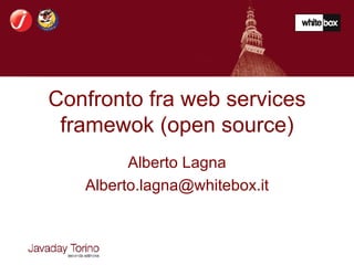 Confronto fra web services framework (open source) | PPT