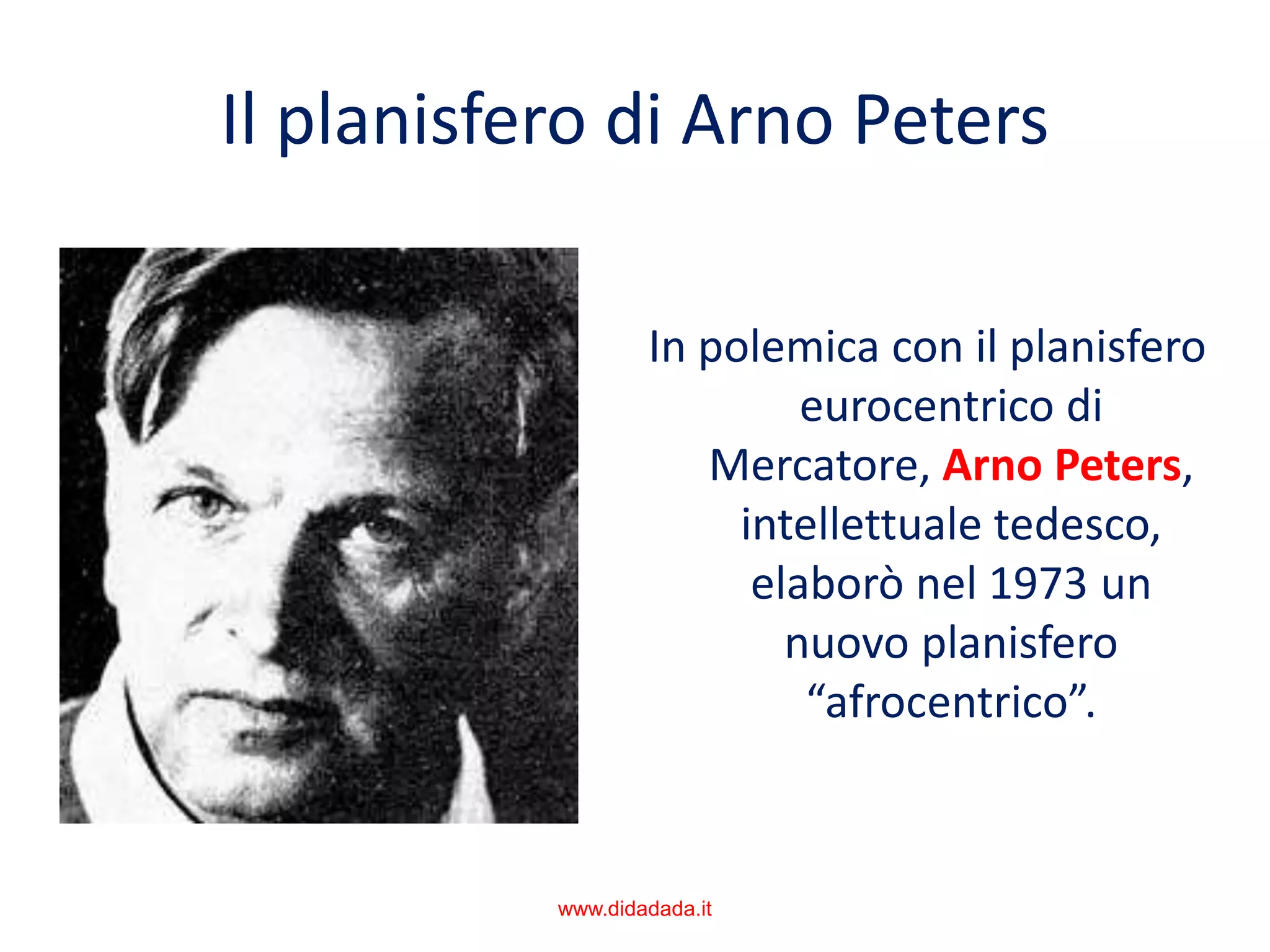 Confronto mercatore peters | PPTX