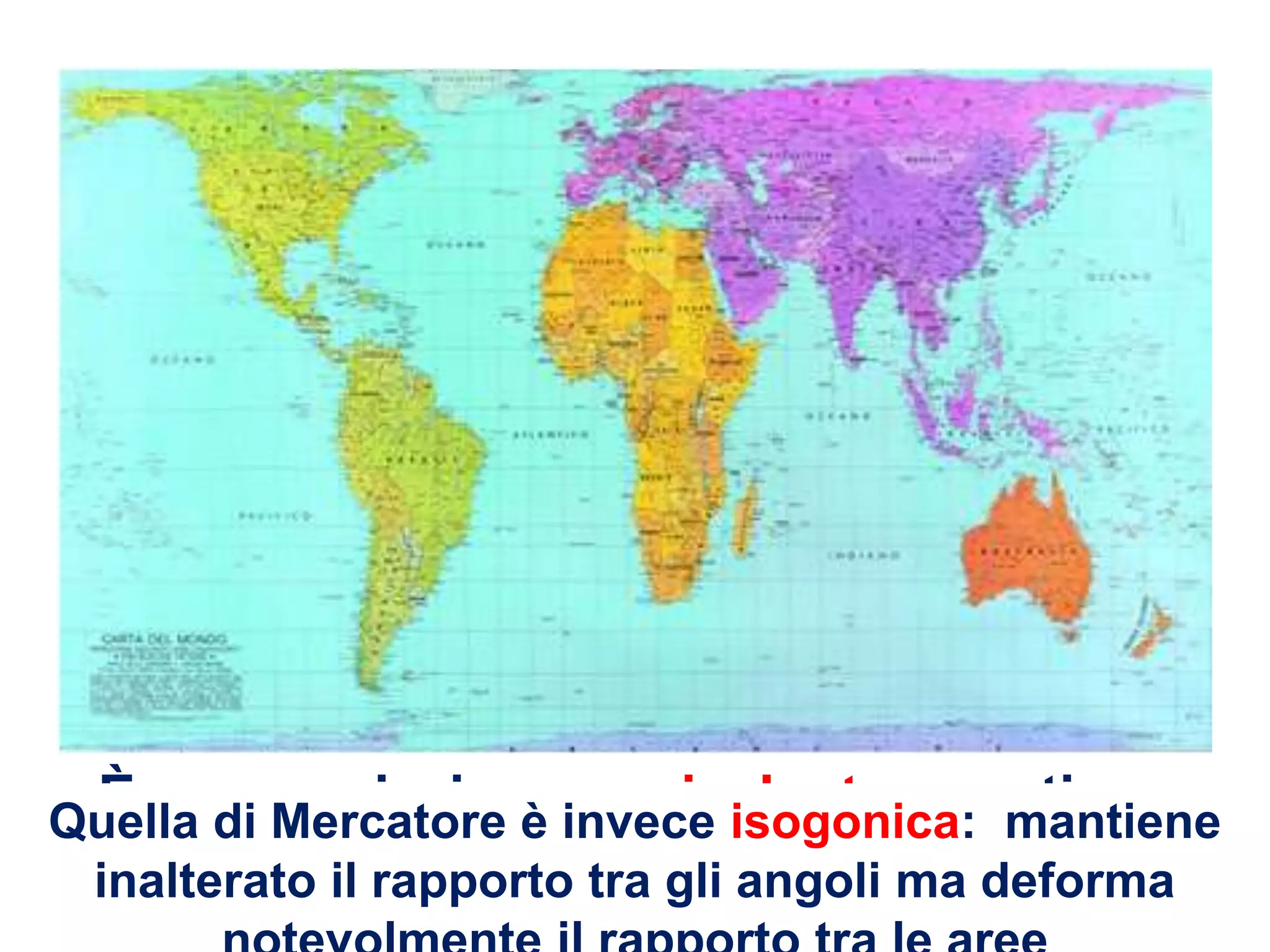 Confronto mercatore peters | PPT