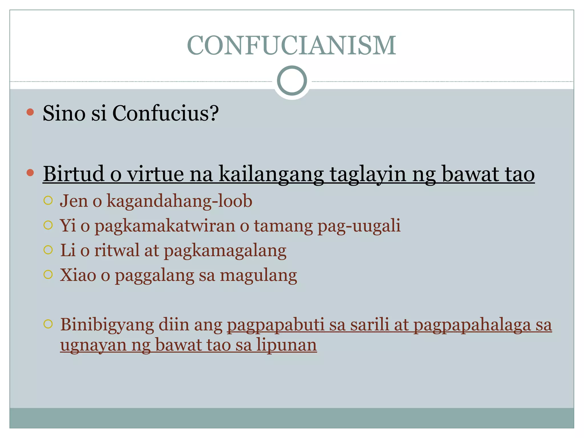Confucianism | PPT