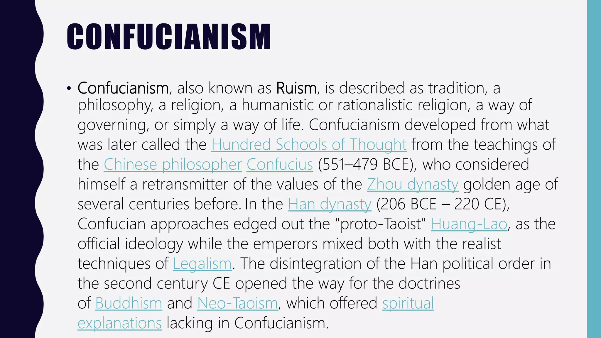 Confucianism (World Religion) | PPTX
