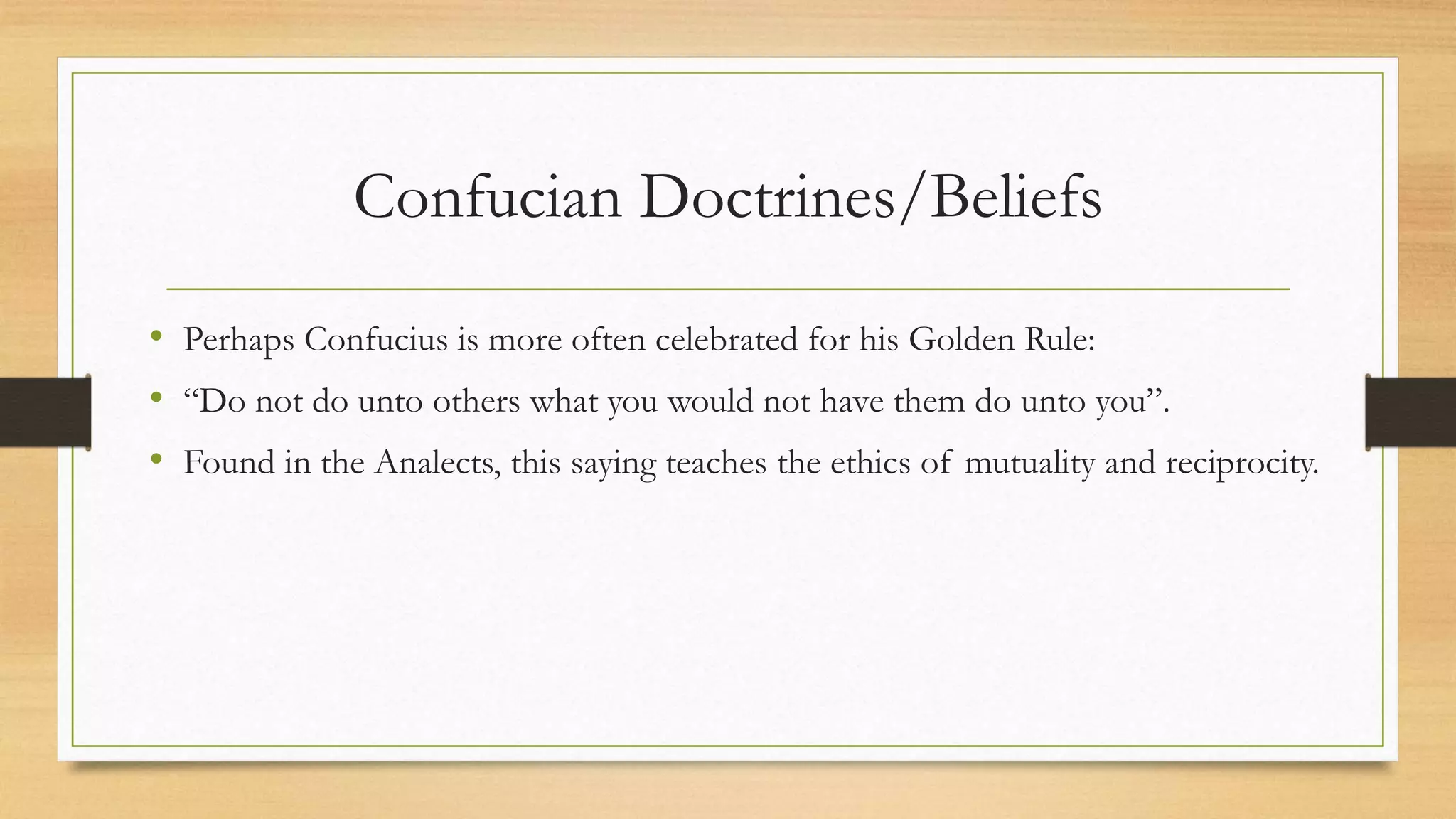 Confucianism | PPTX