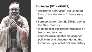 Confucianism (Foundations of Education 1) | PPTX